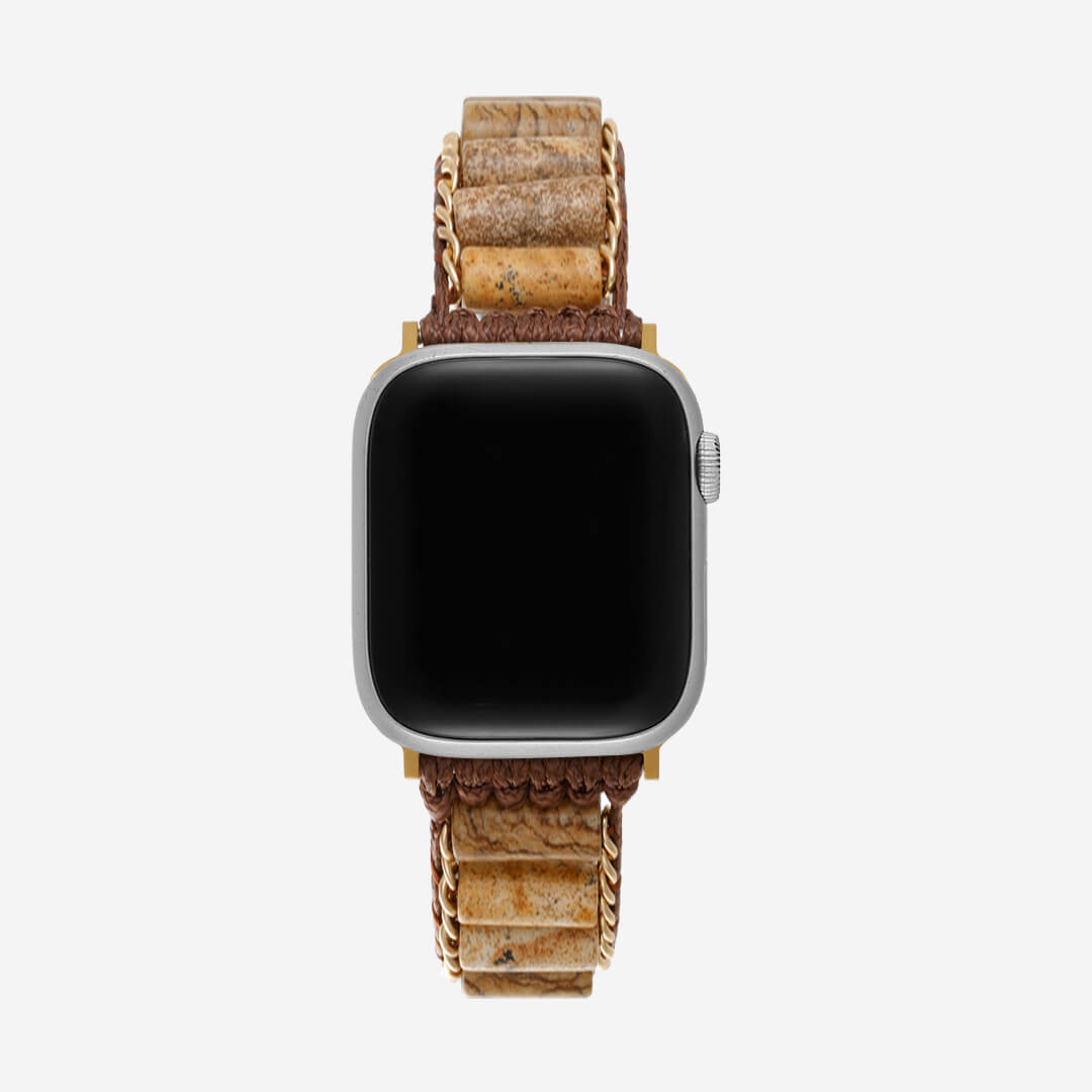 Byron Stone Apple Watch Band - Chocolate Jasper - The Salty Fox