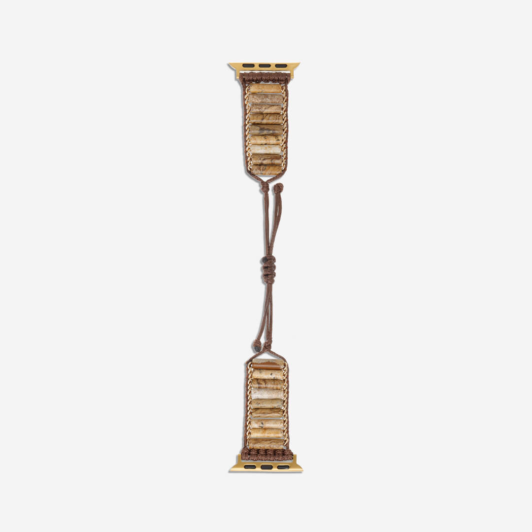 Byron Stone Apple Watch Band - Chocolate Jasper - The Salty Fox
