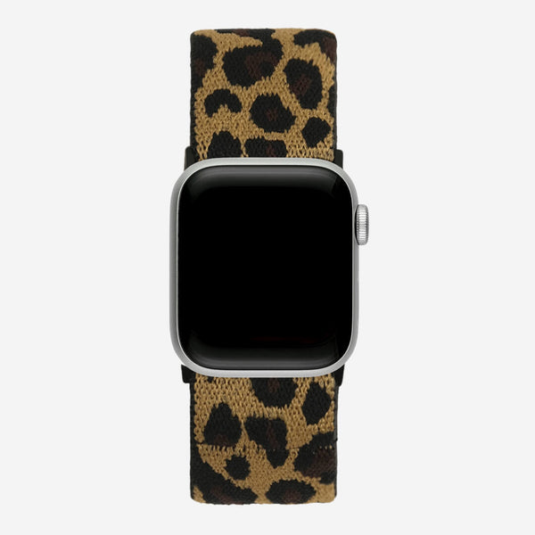 Bondi Nylon Loop Apple Watch Band - Leopard - The Salty Fox
