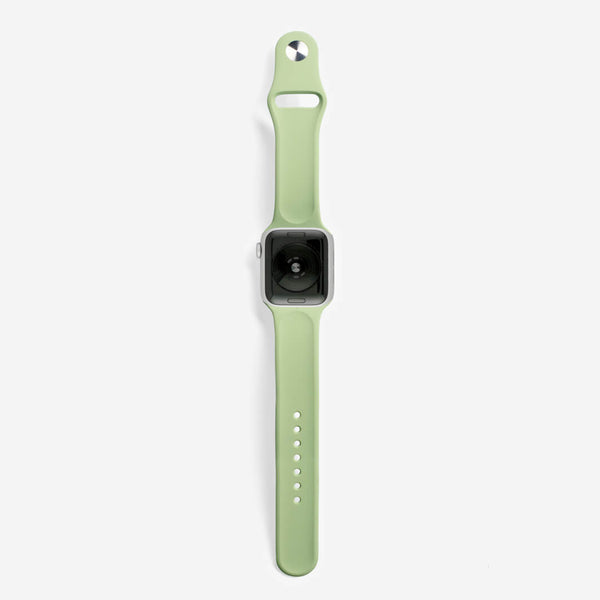 Classic Silicone Apple Watch Band - Moss - The Salty Fox
