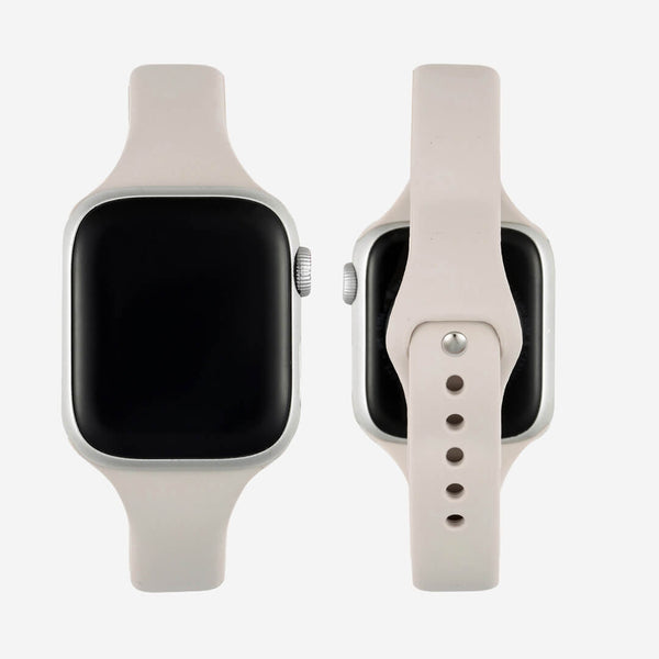 Slim Silicone Apple Watch Bands - The Salty Fox